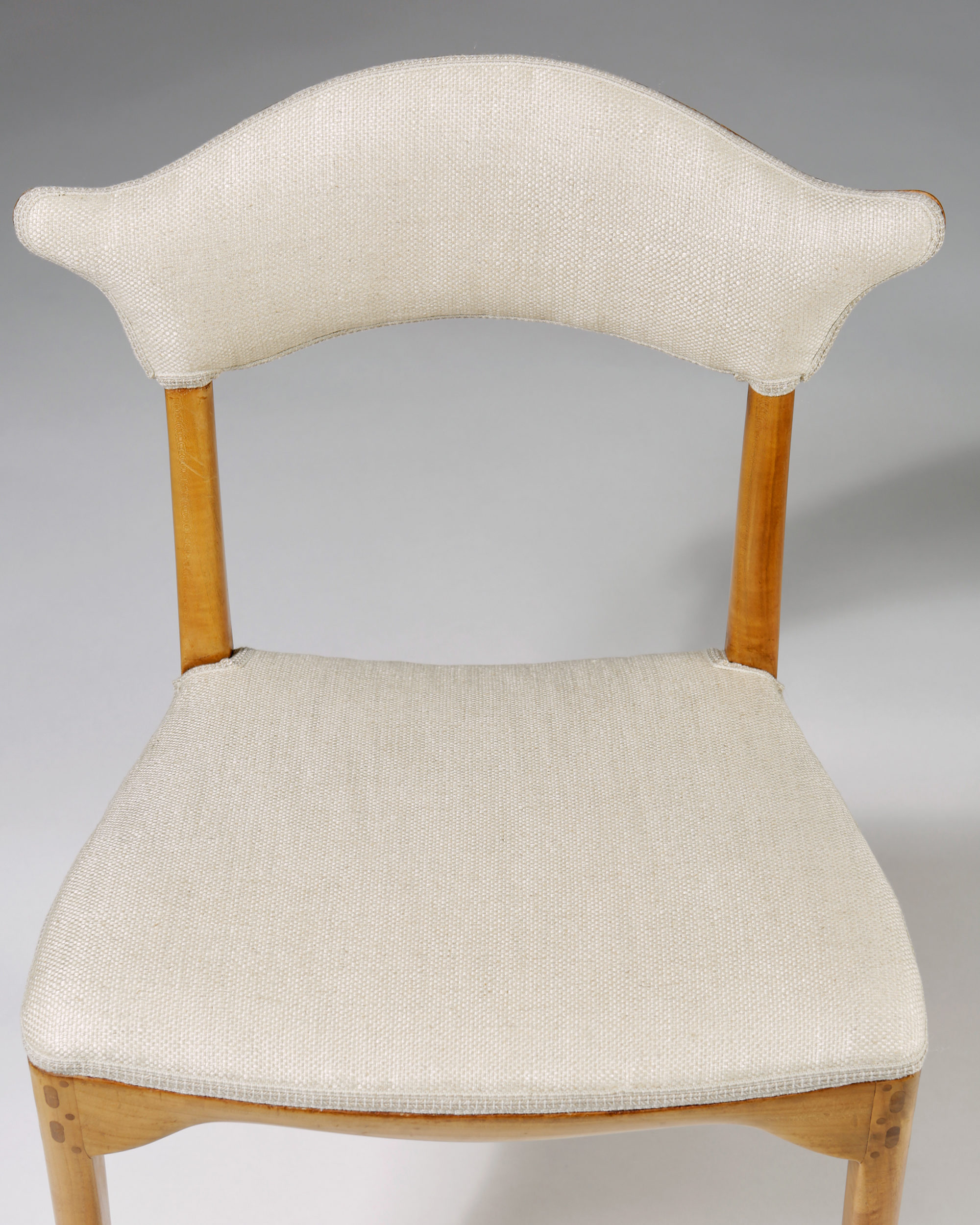 Two pierced back chairs designed by Peder Moos, Denmark. 1949. — Modernity