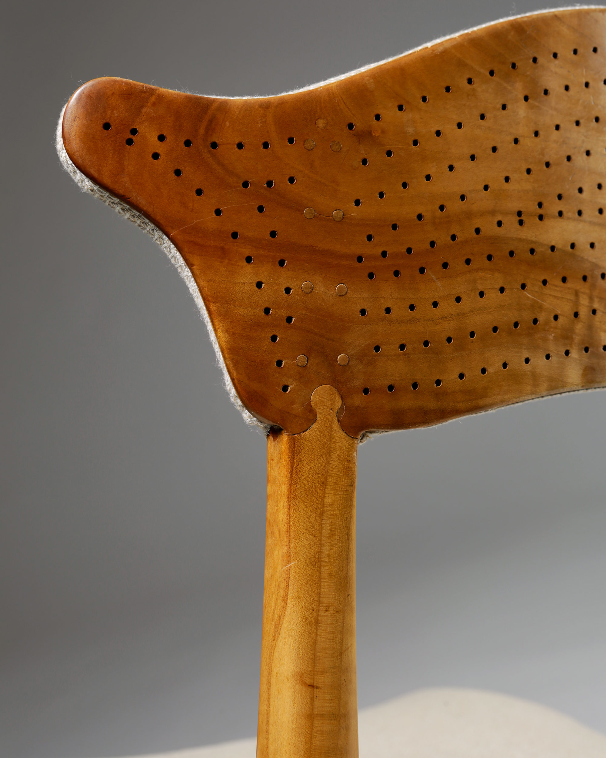 Two pierced back chairs designed by Peder Moos, Denmark. 1949. — Modernity