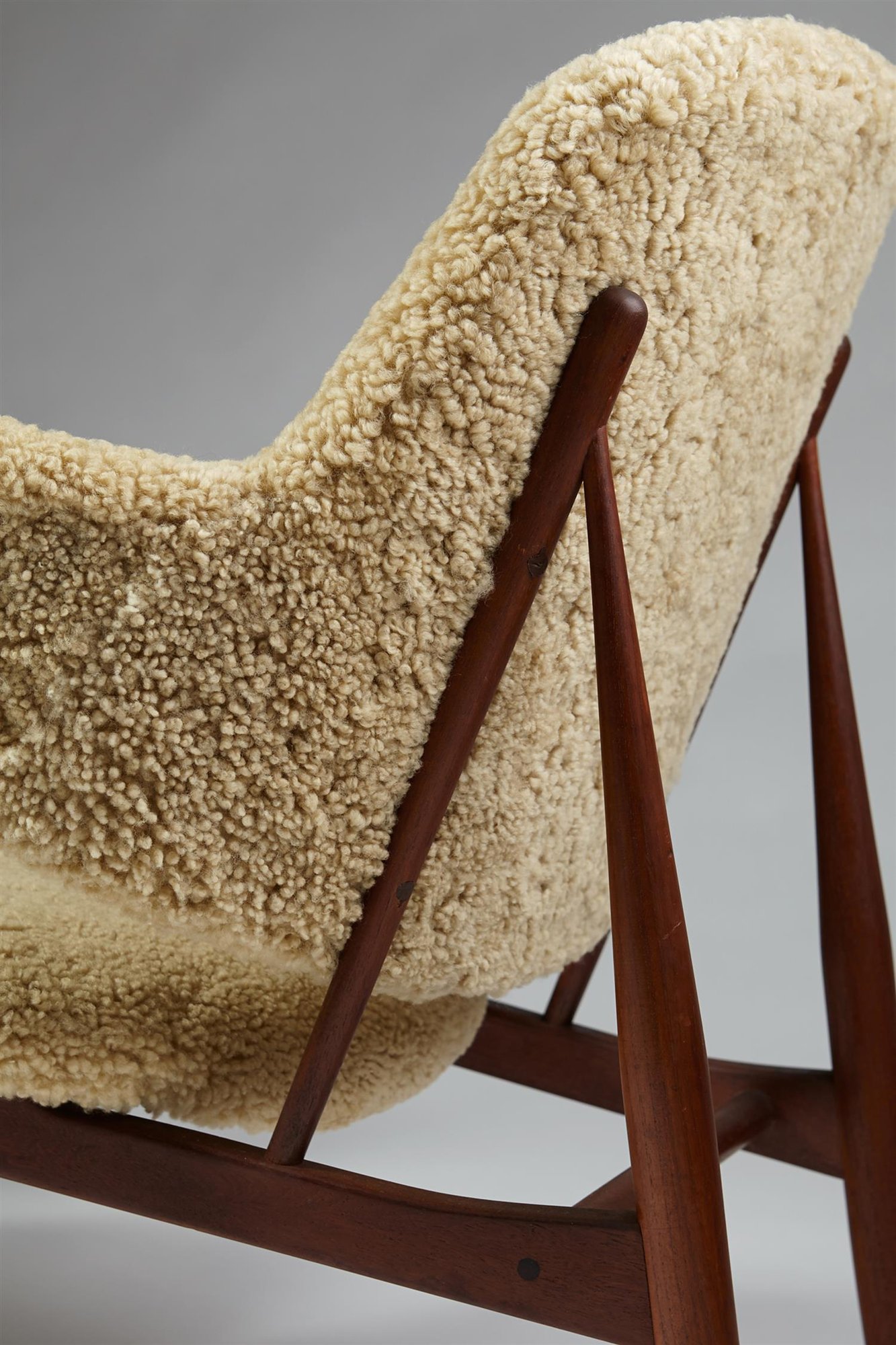 Pair of armchairs designed by Ib Kofoed Larsen, Denmark. 1950's ...