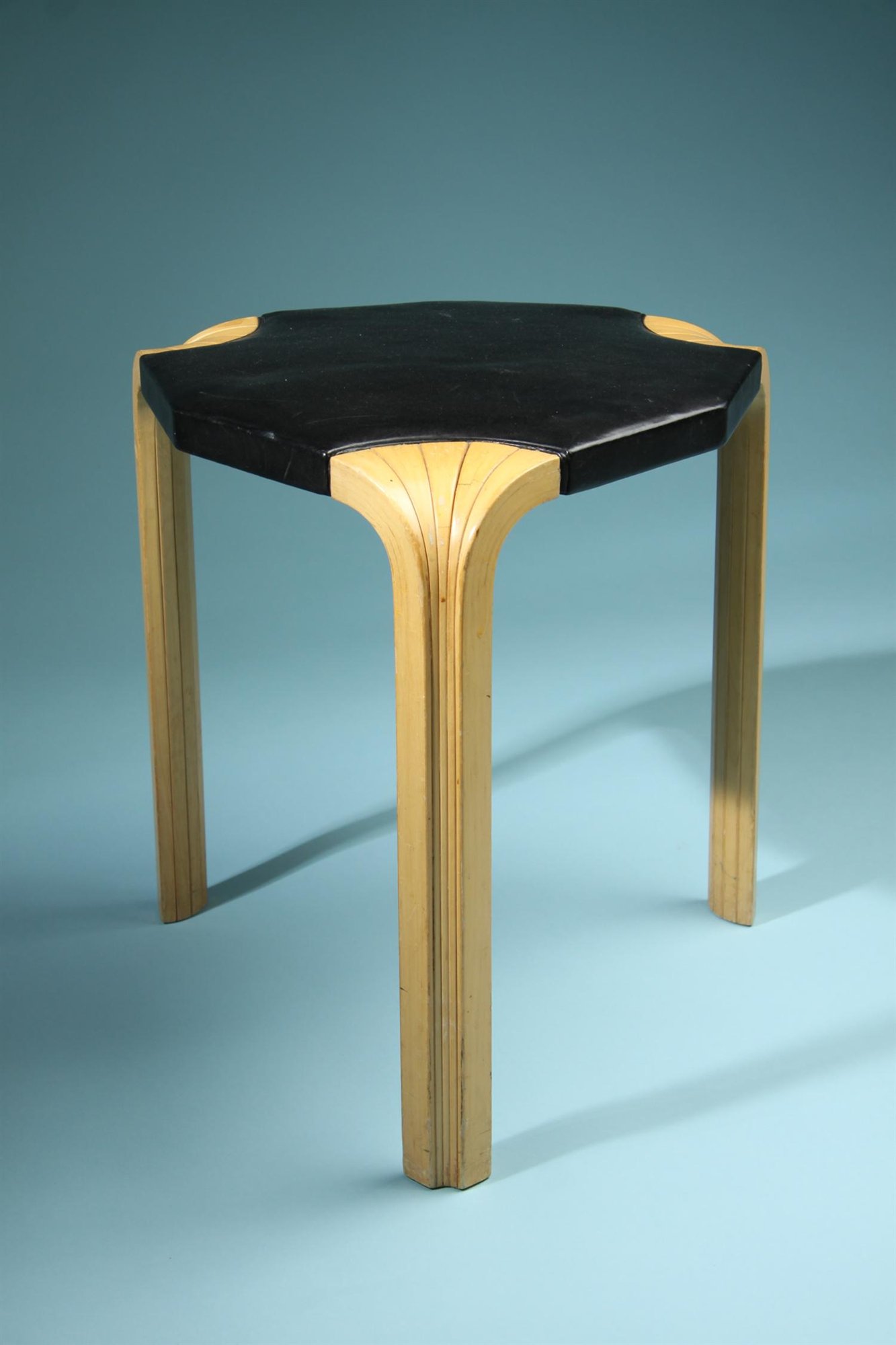 Stool, Fan leg stool. Designed by Alvar Aalto for Artek — Modernity
