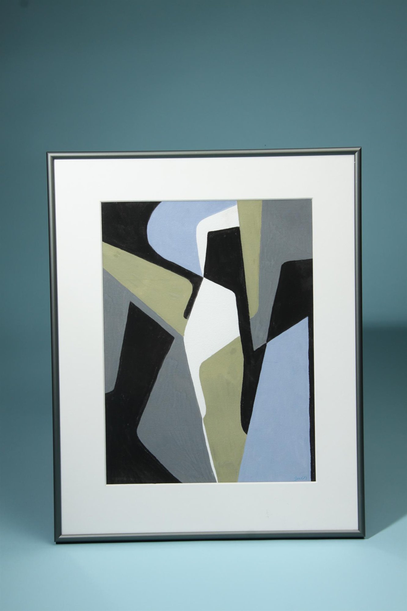 Painting, untitled. By Gerd Nordenskjöld, Sweden. 1950's. — Modernity