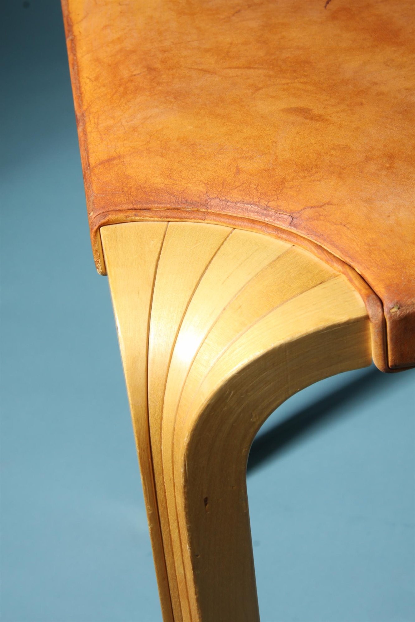 Stools, Fan leg. Designed by Alvar Aalto for Artek, Finland. 1950's ...