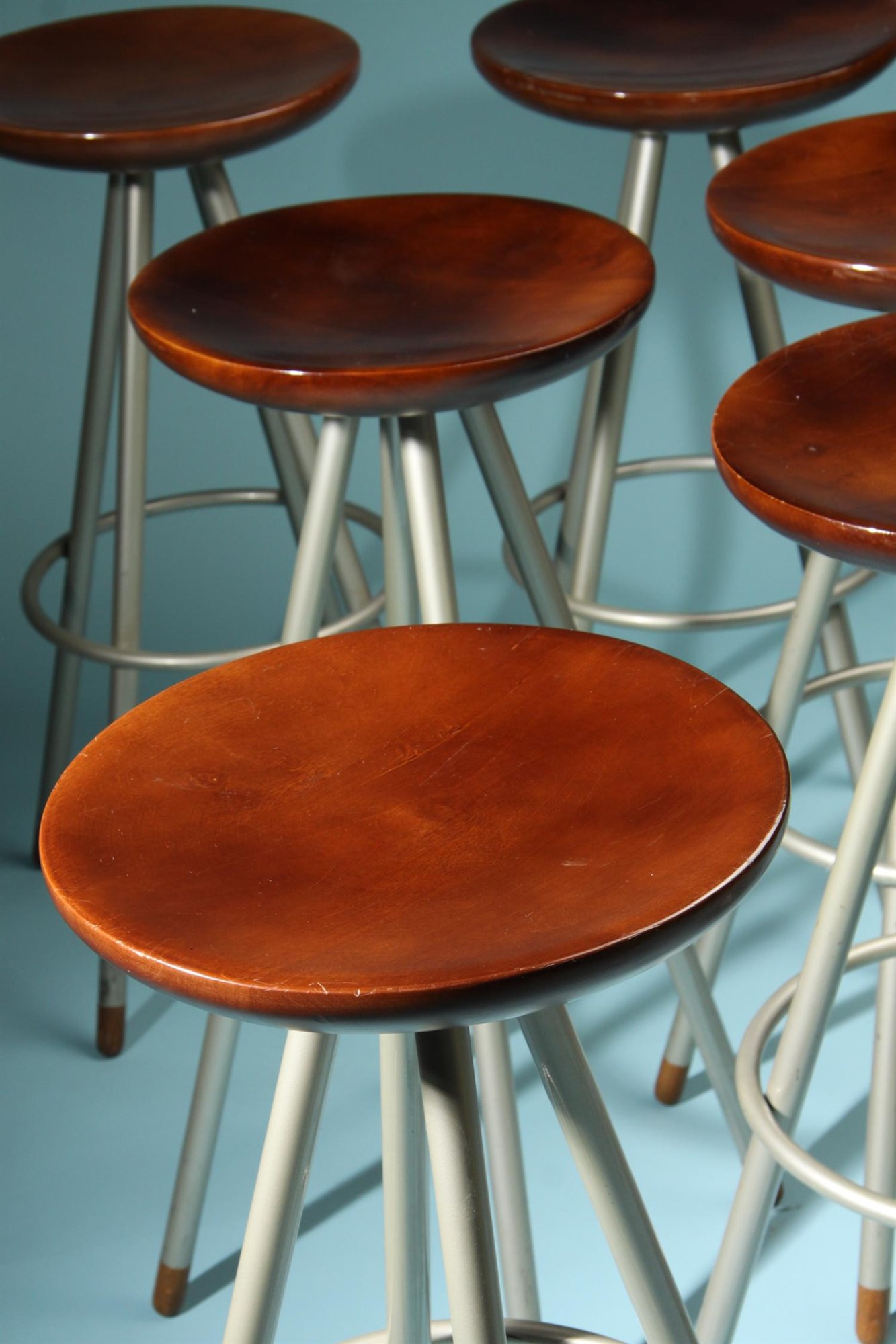 Bar stools, designed for Zeus, Italy. 1980's. — Modernity