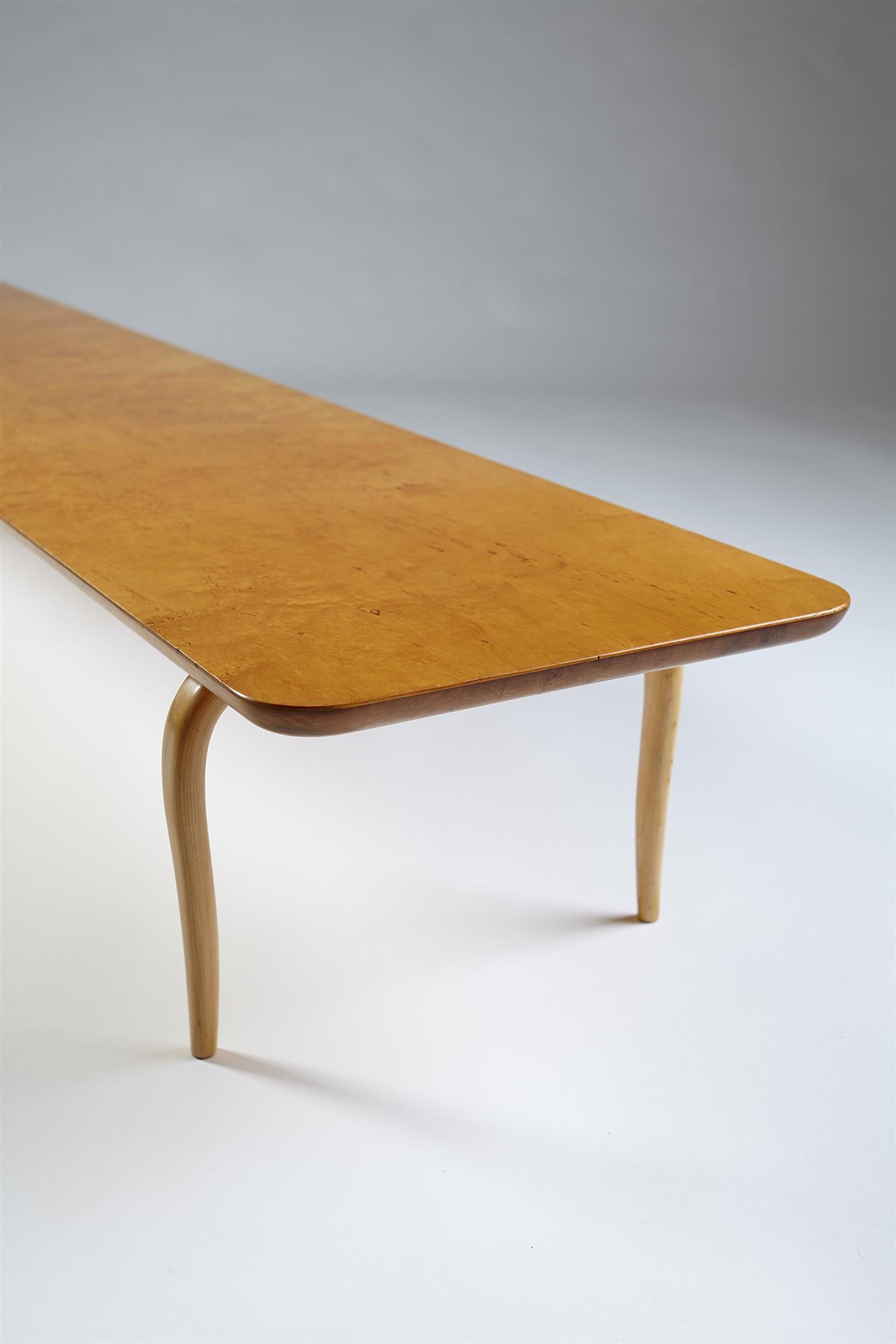 Bench, designed by Bruno Mathsson for Karl Mathsson, Sweden. 1967 ...