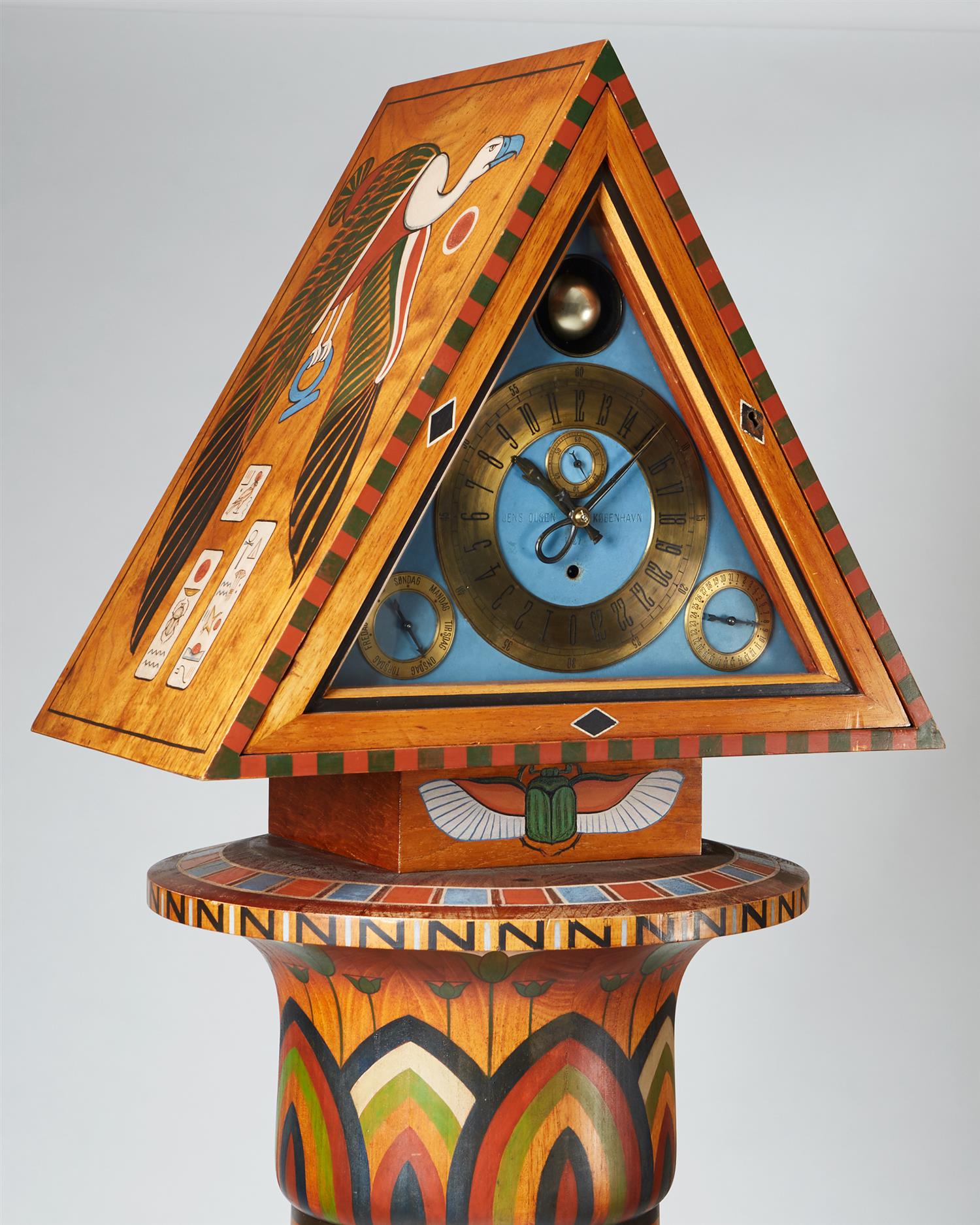 Long case clock designed by Jens Jacob Bregnö, — Modernity