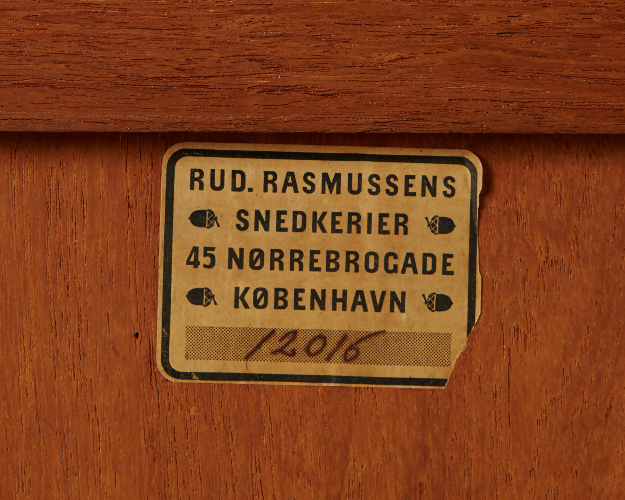 Cabinet on stand made by Rud. Rasmussen, — Modernity