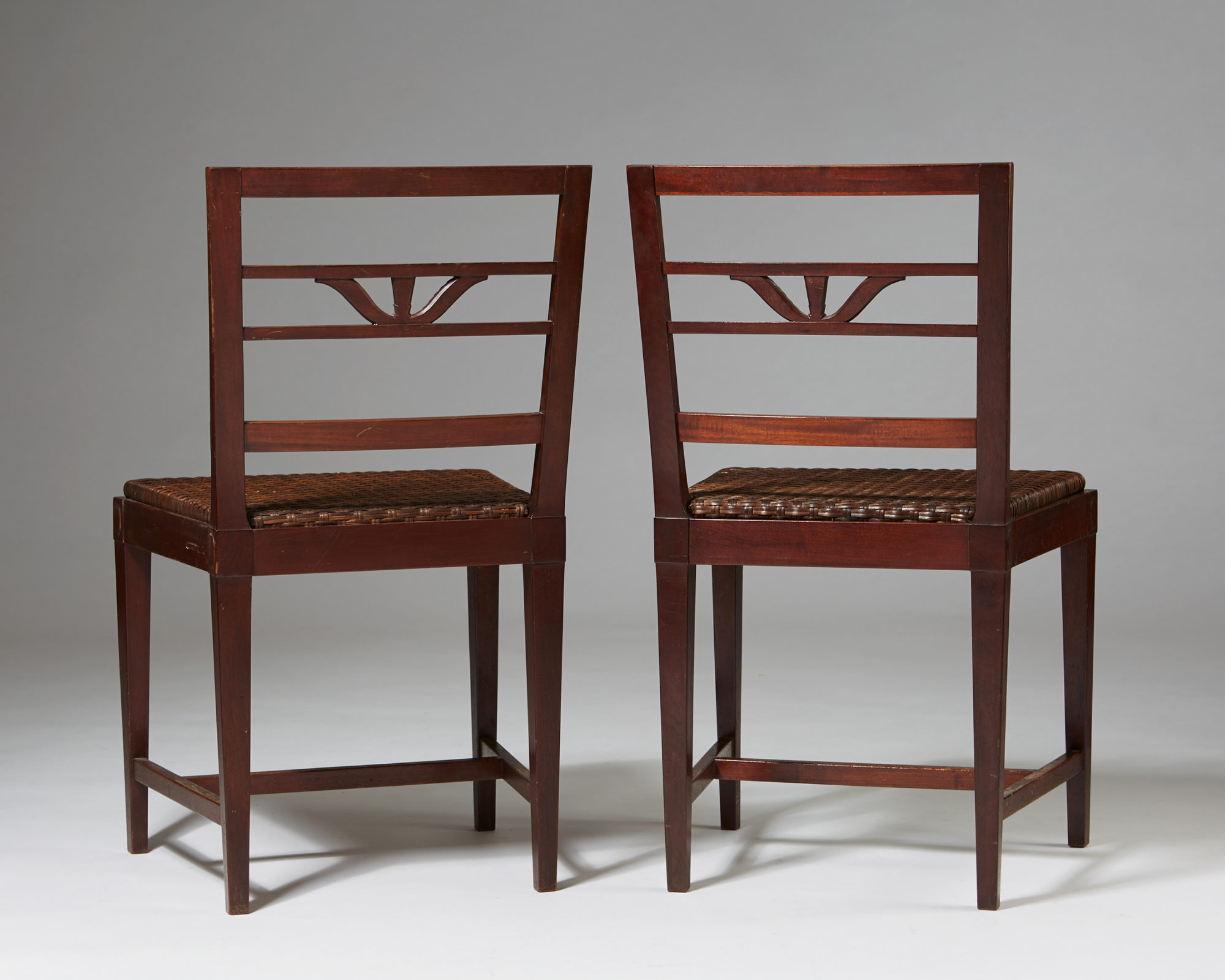 Pair of Swedish Grace chairs by Carl Malmsten, — Modernity